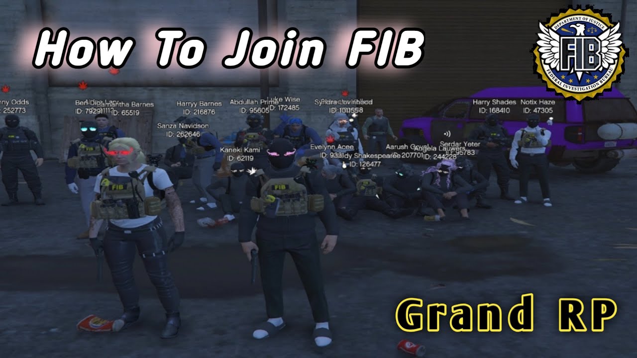 How to Join FIB Police in RP | GTA 5 Grand RP #1 - YouTube