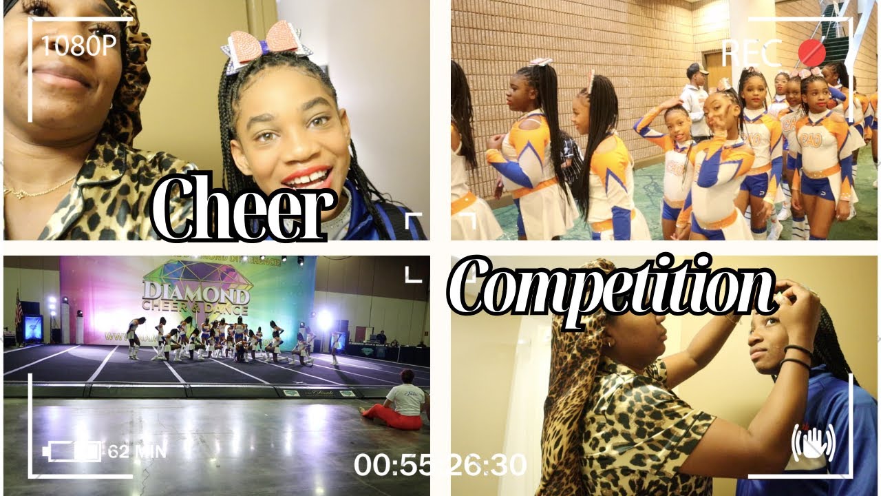 Cheer Competition Day! LETS GO WIN A TROPHY!!! - YouTube