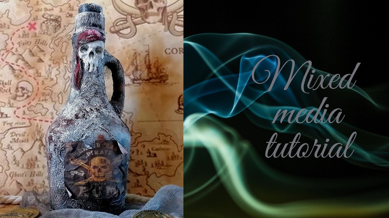 Pirate Rum Bottle Prop