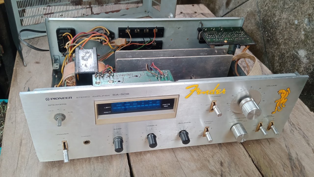 Review amplifier jadul, - YouTube