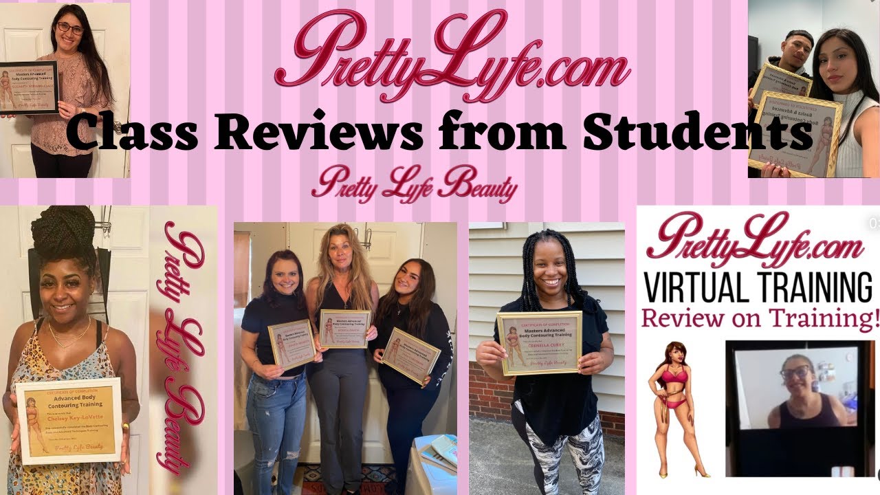 Body Contour Class Reviews from Students Pretty Lyfe Beauty - YouTube