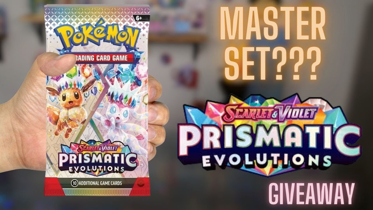 Pokémon Prismatic Evolutions Master Set HUNT Begins! - YouTube