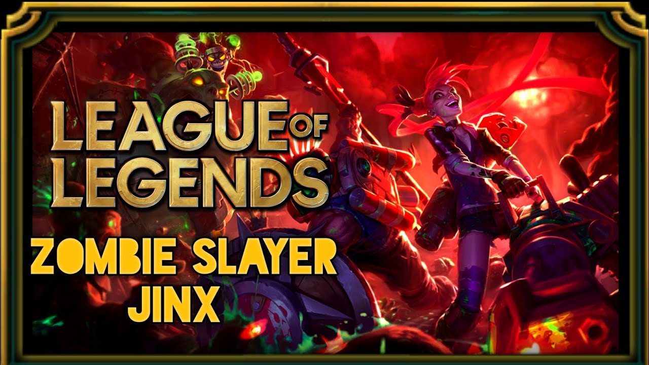 League of Legends - Zombie Slayer Jinx gameplay #4 - YouTube