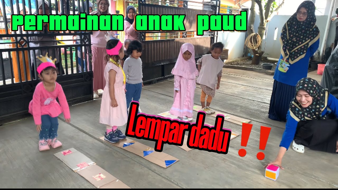 IDE PERMAINAN ANAK PAUD MELEMPAR DADU‼️ - YouTube