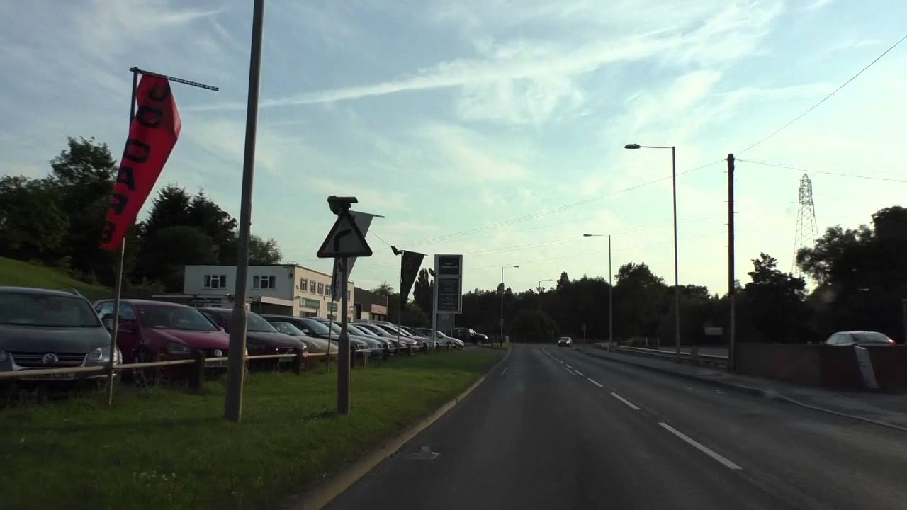 Driving Along Bromyard Road A44 & Tudor Way, Worcester, Worcestershire ...