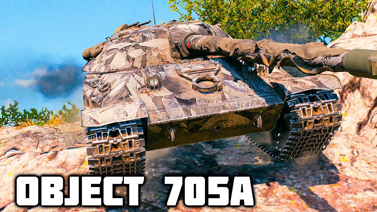 Object 705A WoT - 6 Kills, 10,2K Damage - YouTube