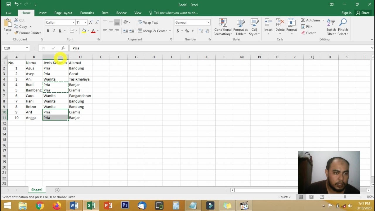 Cara Mengoprasikan Microsoft Excel | Belajar Microsoft Excel Part 1 ...
