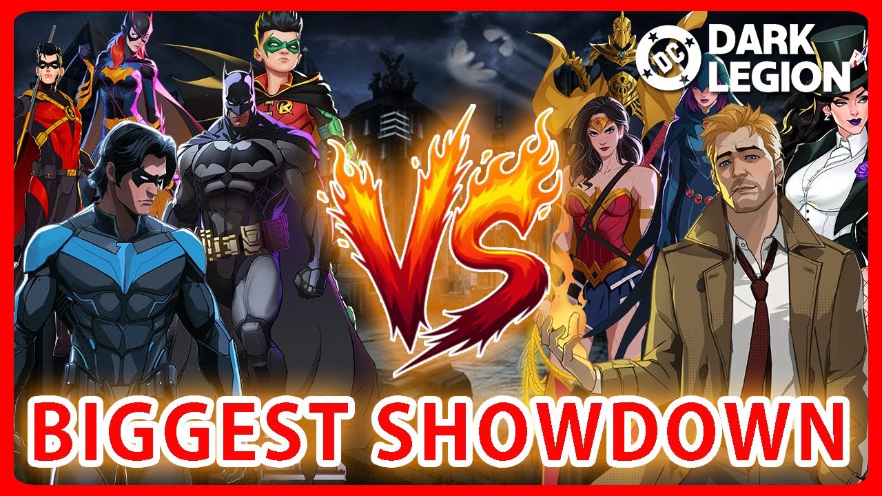 Which team is better in DC: Dark Legion? Batfamily vs JLD - YouTube