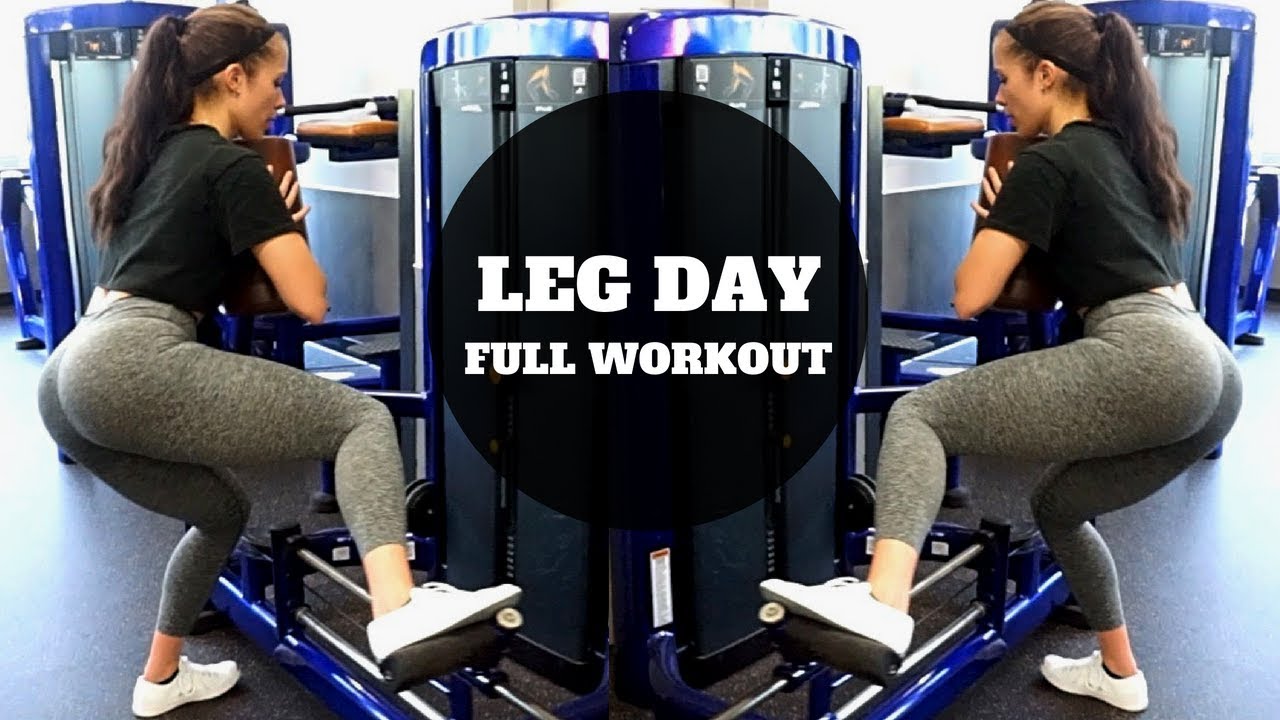 FULL LEG DAY WORKOUT (hamstring/glute) - YouTube