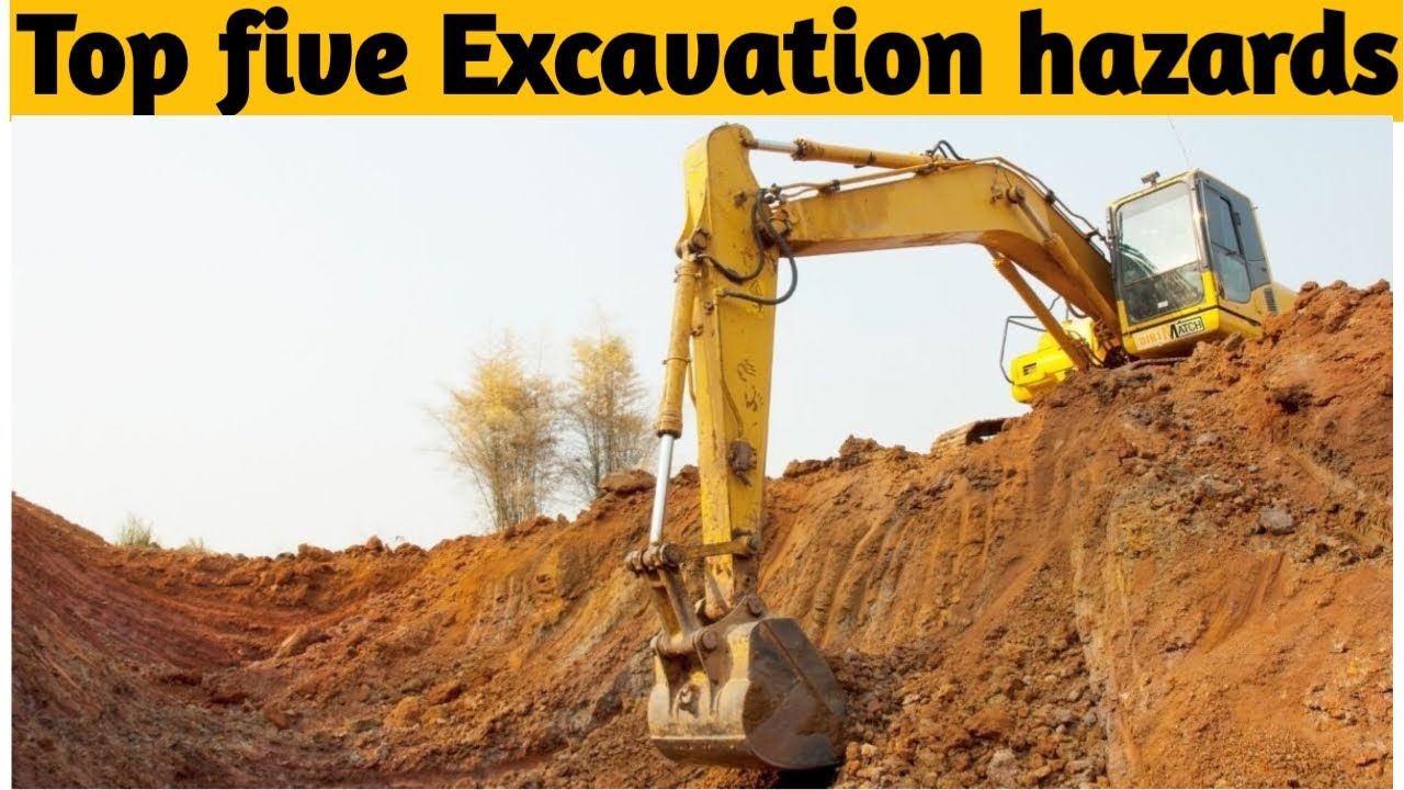 Top 5 Excavation Hazards | Excavation Top five Hazards | Excavation | ehs study point by sk ...