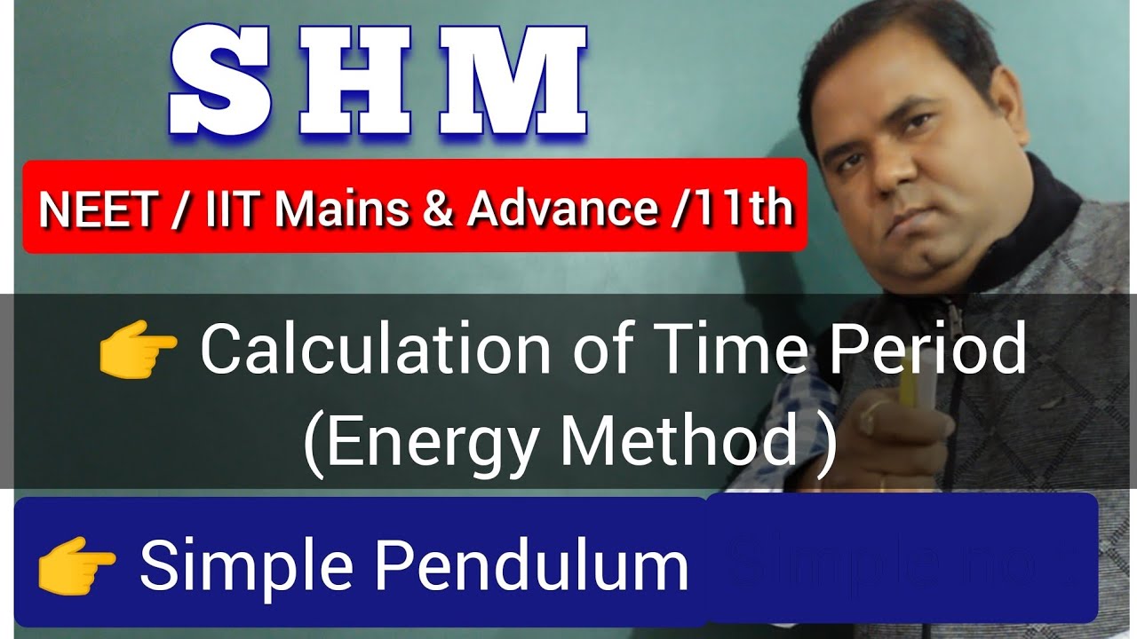 08- SHM (Energy Method for Finding Time Period ) - YouTube