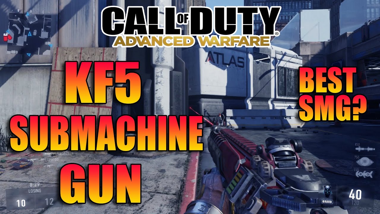 Advanced Warfare - KF5 Submachine Gun Gameplay | "Best SMG?" "Bal-27 is ...