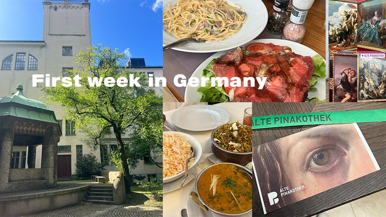 독일 교환학생 Vlog🇩🇪 독일에서의 첫 주 어학코스 적응기 뮌헨 투어 멘자 학식먹기 미술관 여기저기 Youtube