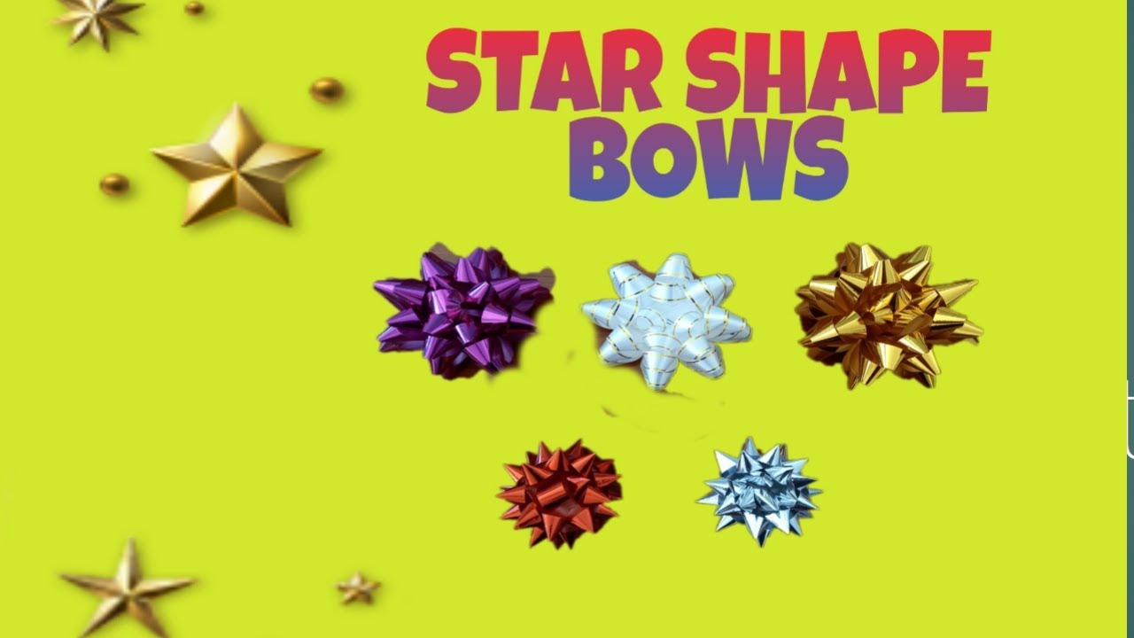 HOW TO MAKE STAR BOW FOR GIFT DECORATION DIY BOWS EASY BOW Xylyn HOW TO MAKE STAR BOW FOR GIFT DECORATION DIY BOWS EASY BOW Xylyn