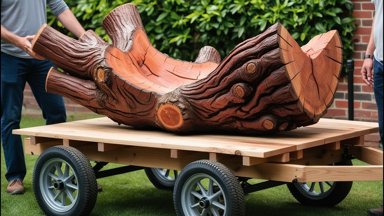 Watch and Be Amazed: Incredible Woodworking Ideas Transforming Tree ...