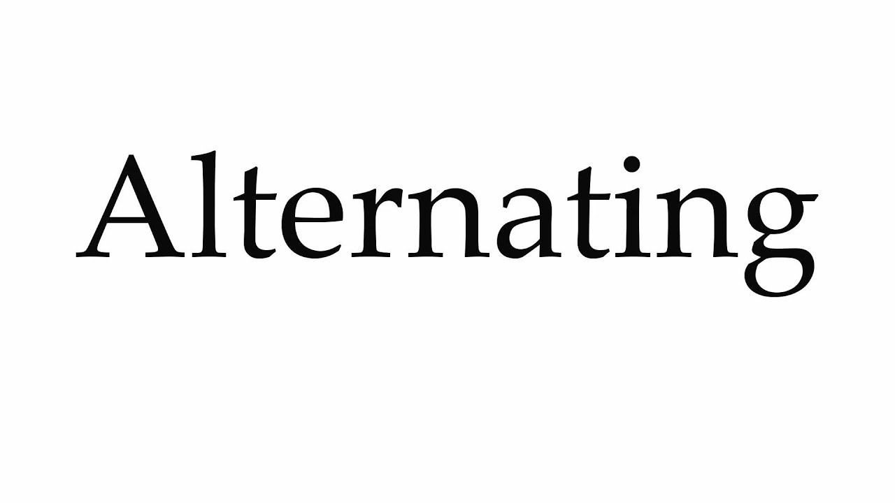 Alternating Meaning