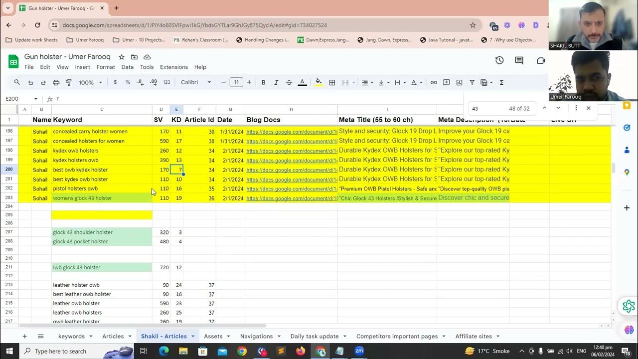 KEYWORDS FINALIZATION STEPS - YouTube