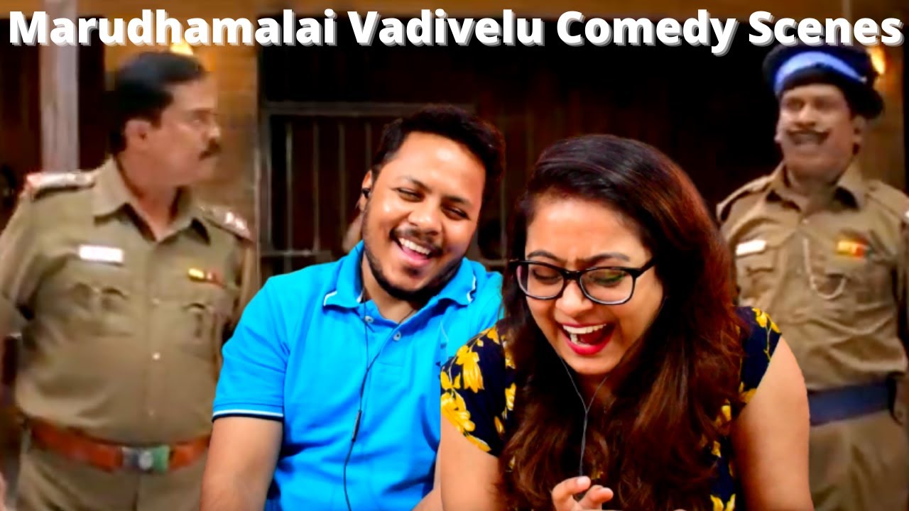 Marudhamalai Full Comedy Scenes reaction | Vadivelu Arjun Police Comedy ...