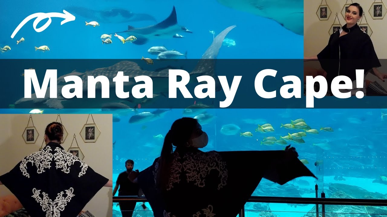 Making a Glamorous Manta Ray Cape - YouTube