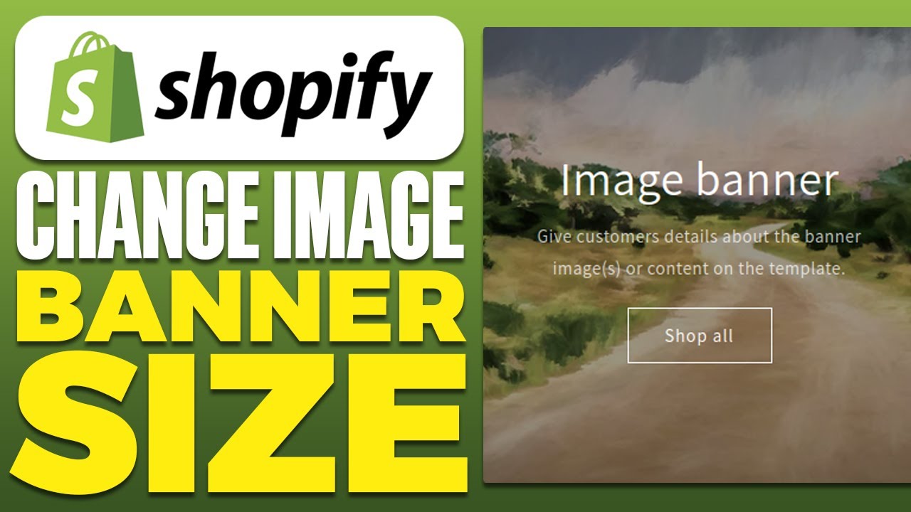 How To Change Image Banner Size On Shopify Store (2025) - YouTube
