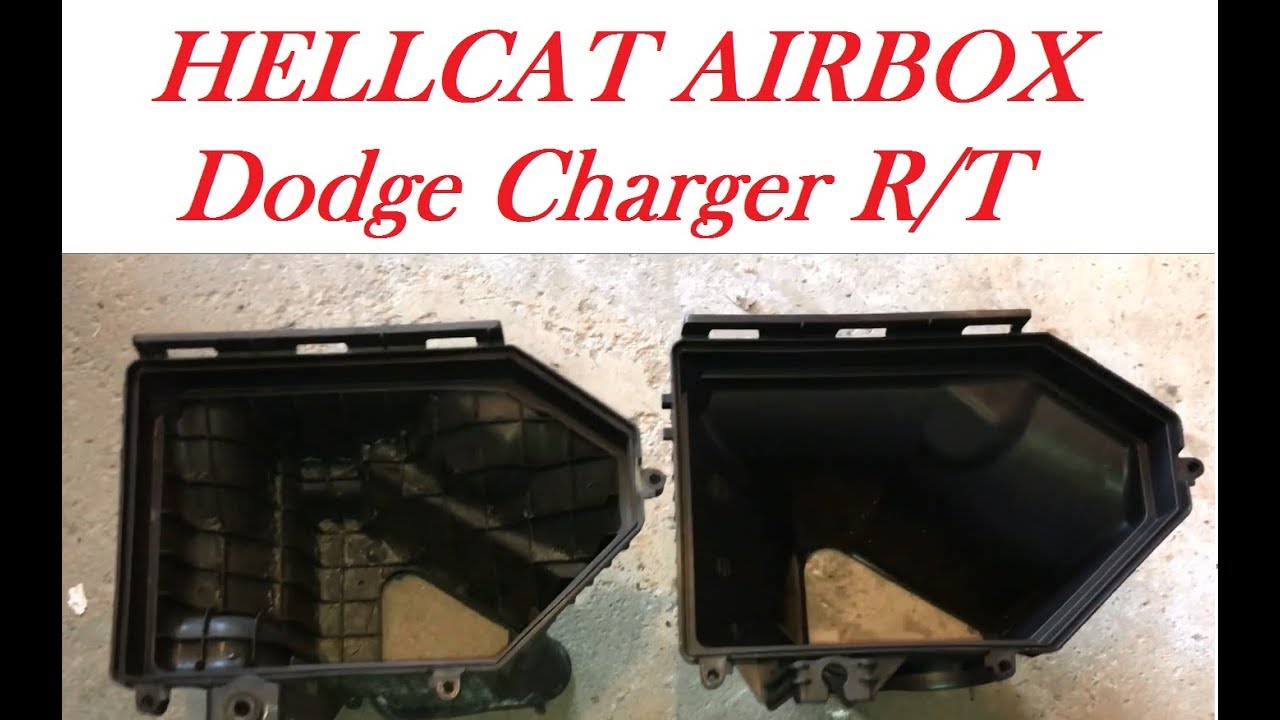 How to Install Hellcat Airbox Dodge Charger RT - YouTube