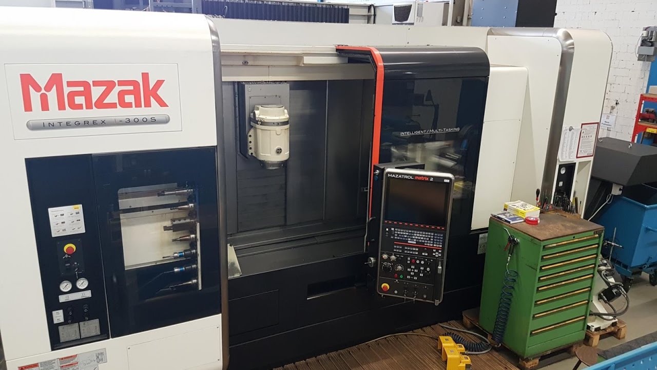CNC Dreh-Fraeszentrm MAZAK Integrex i300 - YouTube