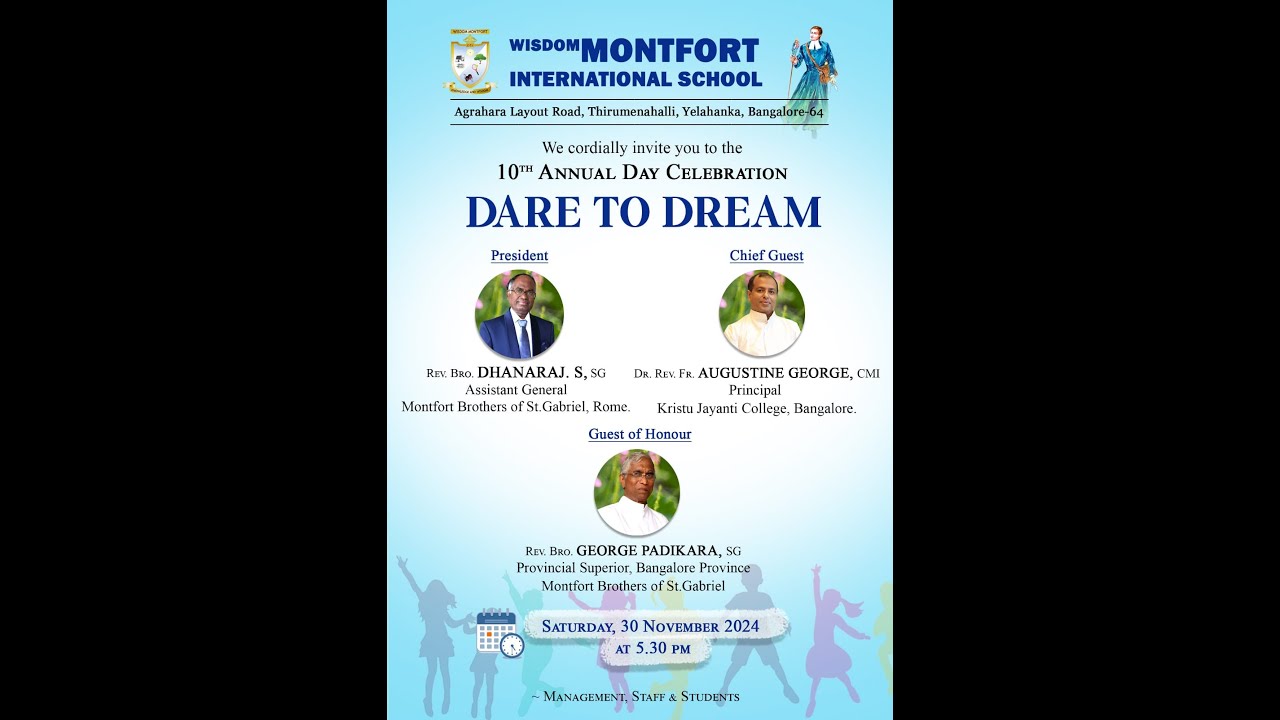 LIVE 10 TH ANNUAL DAY CELEBRATION OF WISDOM MONTFORT INTERNATIONAL ...