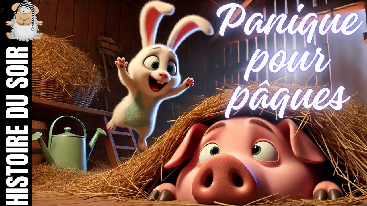 Panique chez les lapins de Pâques🐰🥚 l histoire et conte du soir ! oeuf ...