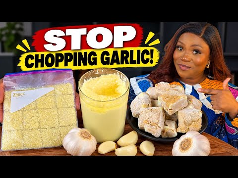 I Prep Garlic & Ginger 3 WAYS!! So I Don’t Have to Chop Them Every Time