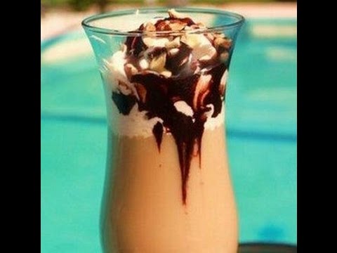 Ledena kafa sa sladoledom - Recept - YouTube