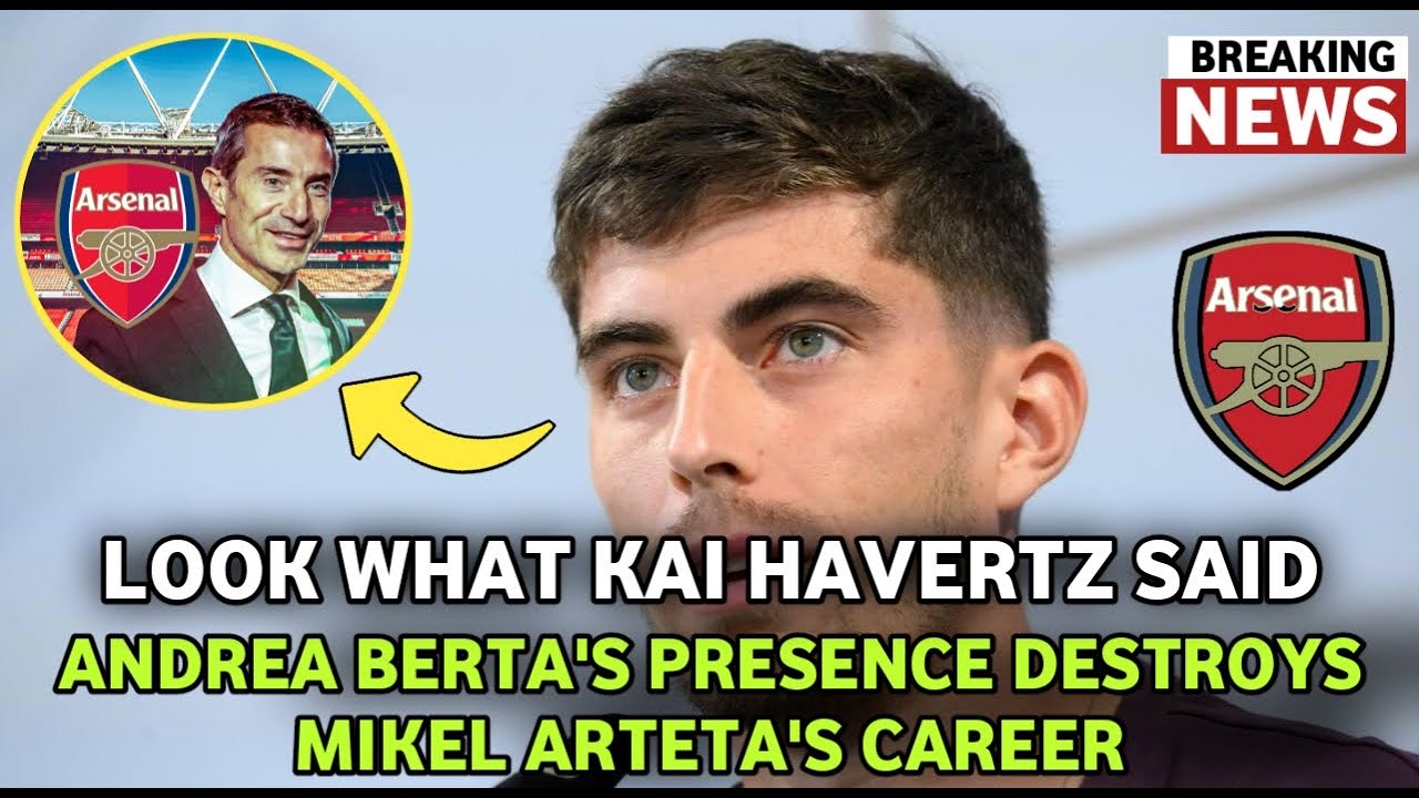 BREAKING! ANDREA BERTA'S PRESENCE DESTROYS MIKEL ARTETA & DECLAN RICE'S CAREERS SHOCKING ...