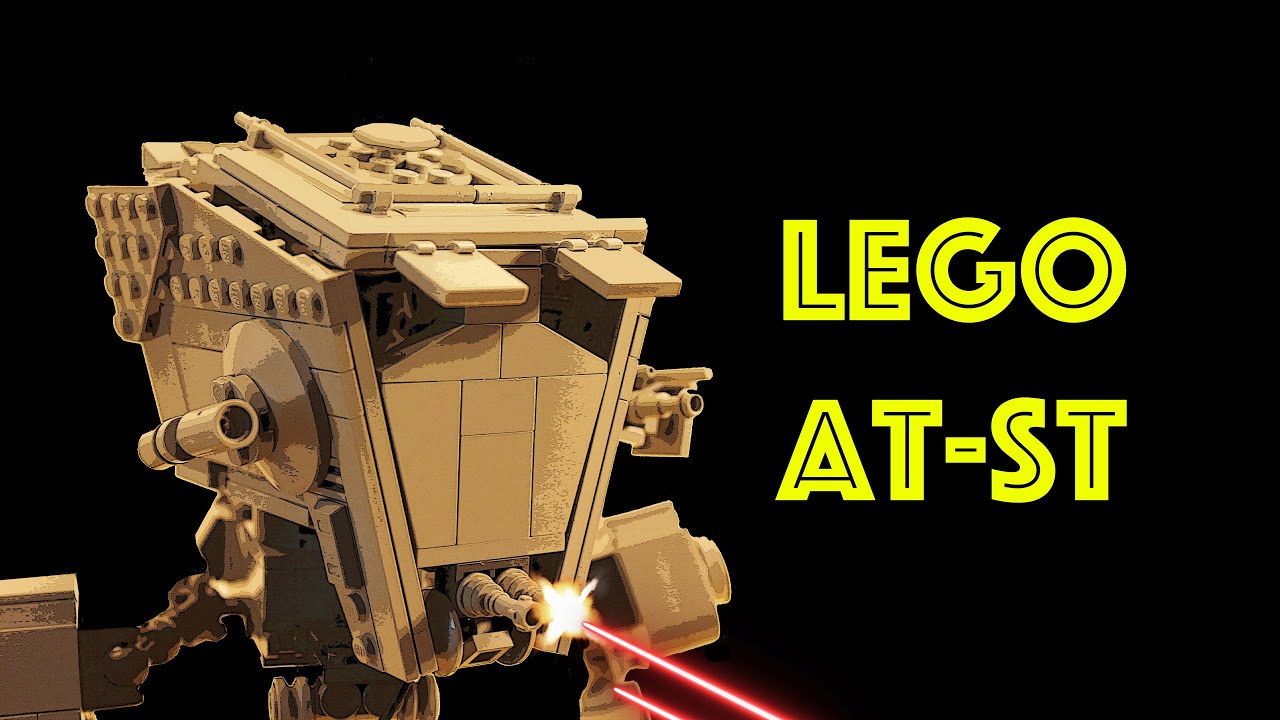Lego Star Wars Custom AT-ST - YouTube