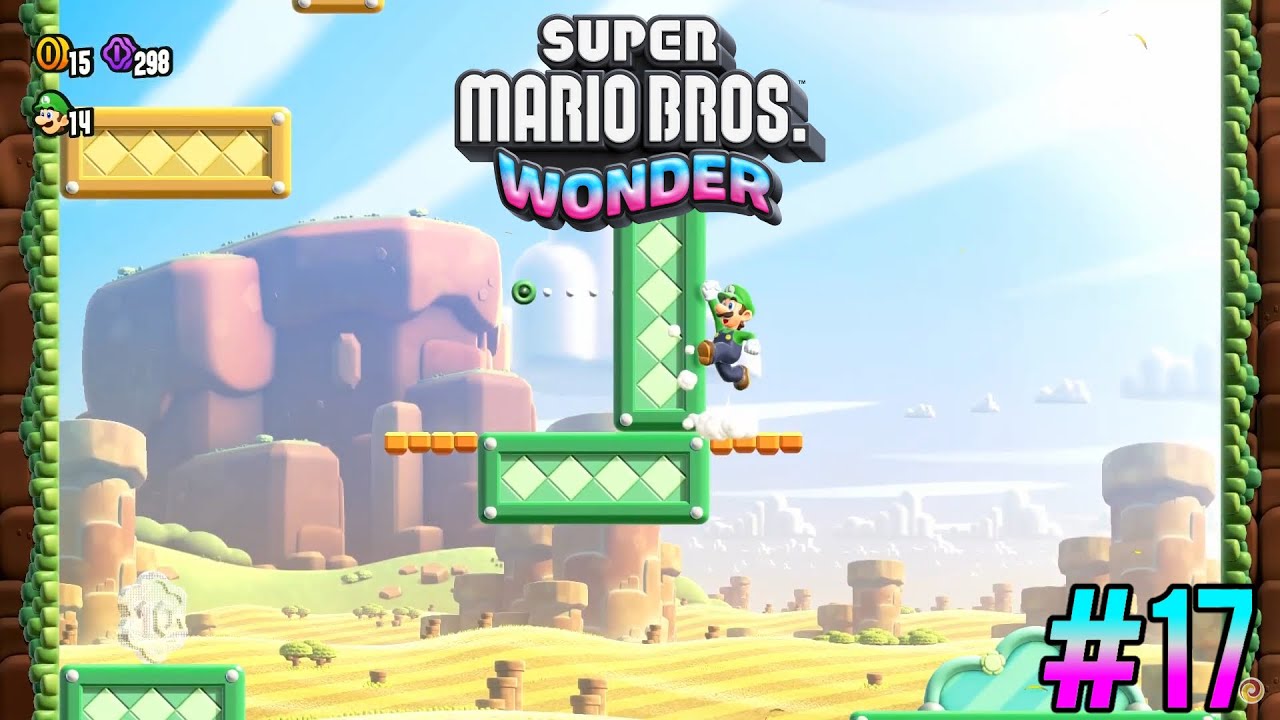Super Mario Bros. Wonder - Playthrough #17 (Badge Challenge Wall-Climb ...