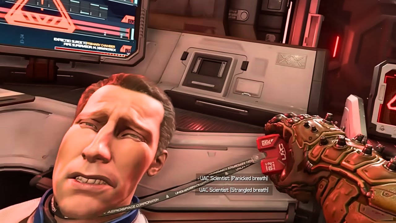 Doomguy Scaring Humans for 13 Minutes Straight - YouTube