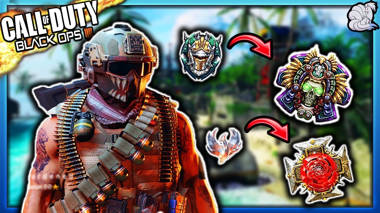 ALL Multiplayer & Zombies PRESTIGE EMBLEMS! | COD: BO4 (1st - 10th ...