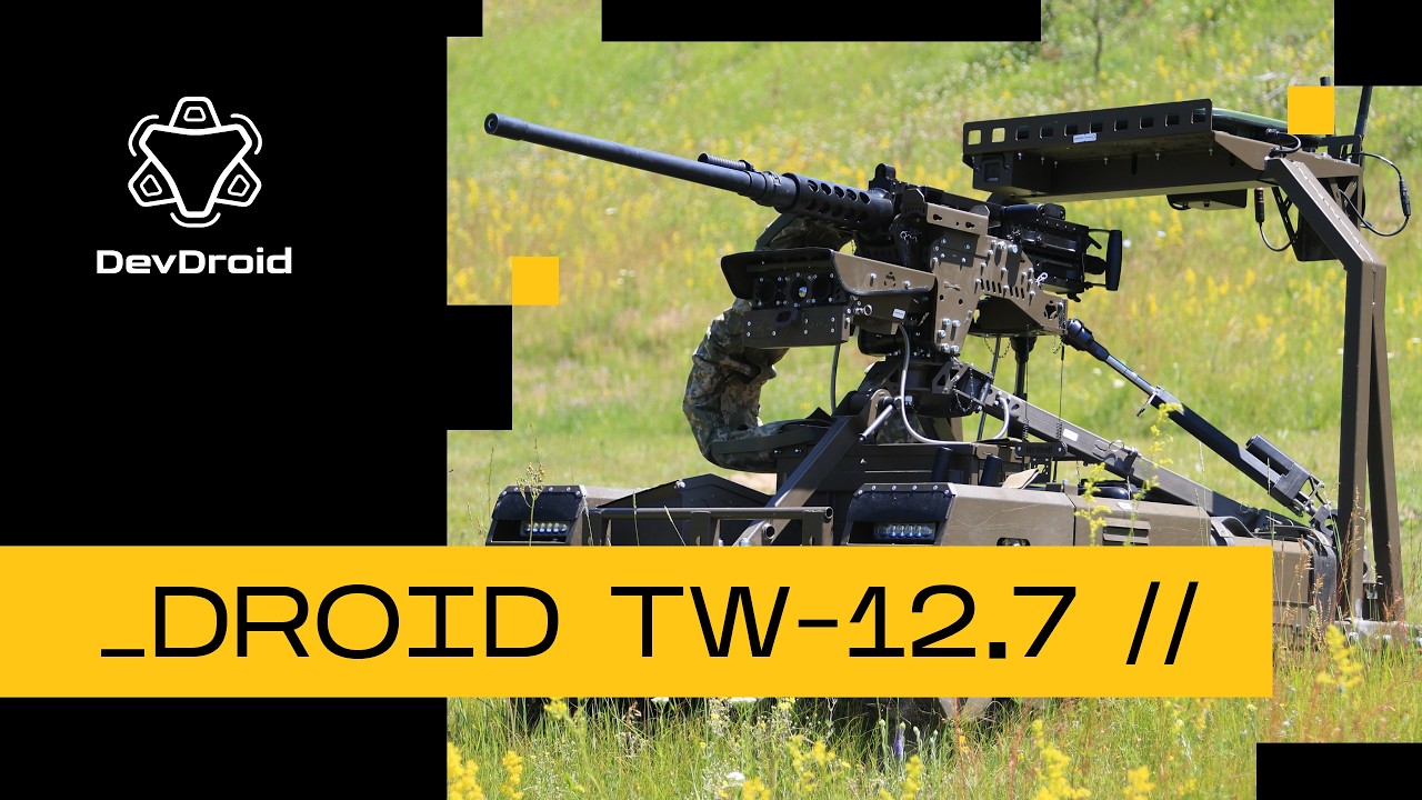 Droid TW-12.7 – ударний НРК з Browning M2 - YouTube