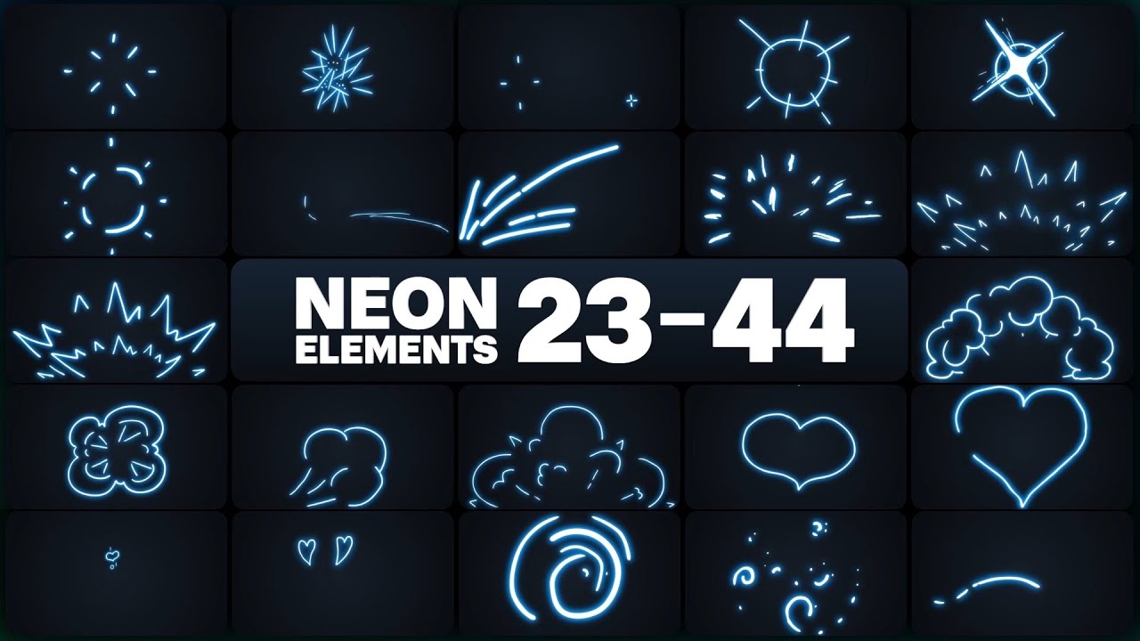 Neon Elements 23-44 Unity Prewiev - YouTube