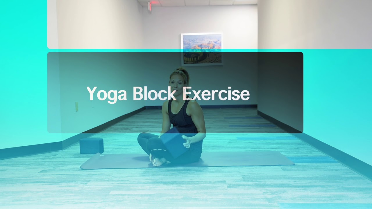 Yoga Block Exercise for Core Strength - YouTube