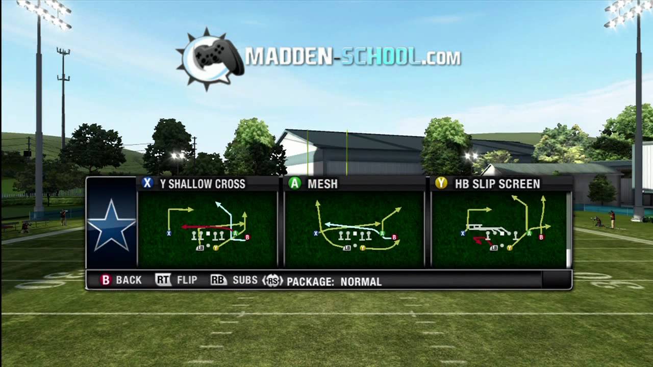 Madden 11 Dallas Cowboys Playbook - YouTube