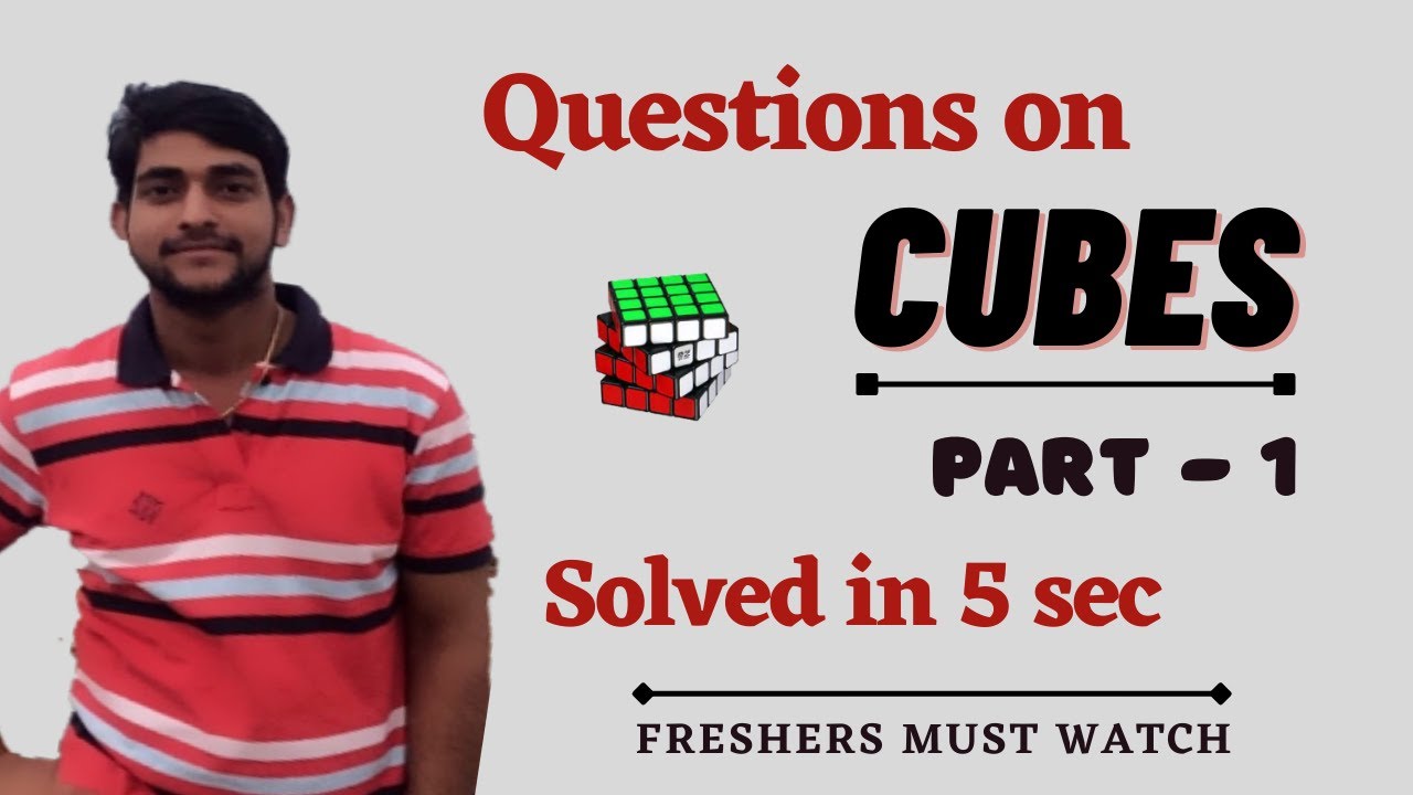 How to solve Cube Questions easily in 5 sec |Reasoning|Aptitude|Logical ...