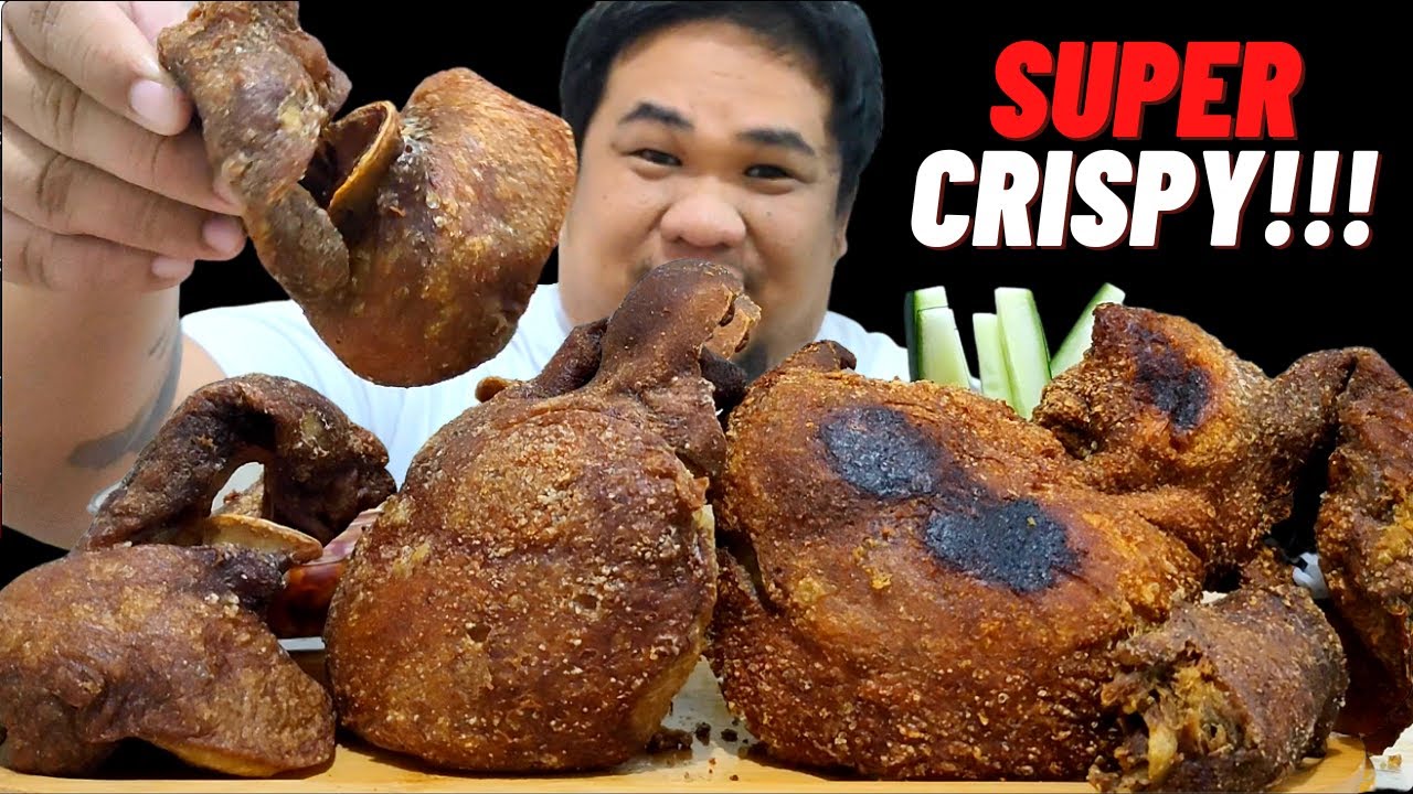 CRISPY ULO MUKBANG ASMR | PORK MASKARA | MUKBANG PHILIPPINES - YouTube