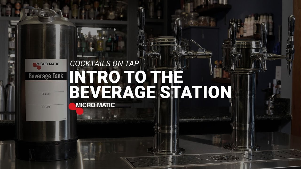 Introduction to the Cocktails On Tap Beverage Station - YouTube