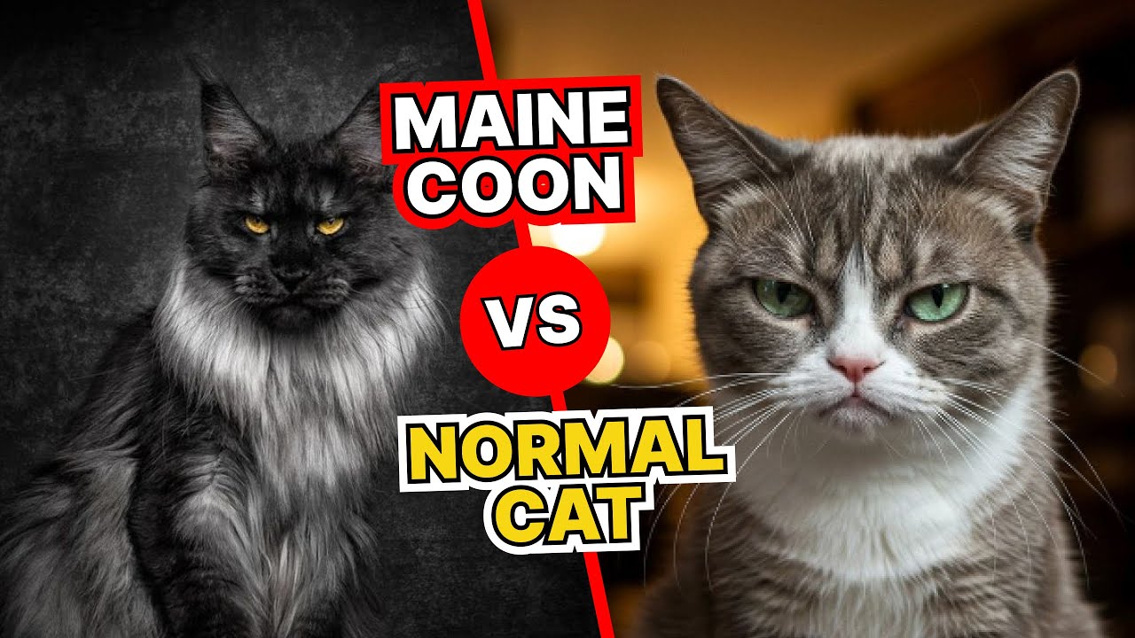 Maine Coon vs. Normal Cat: The SHOCKING Differences - YouTube