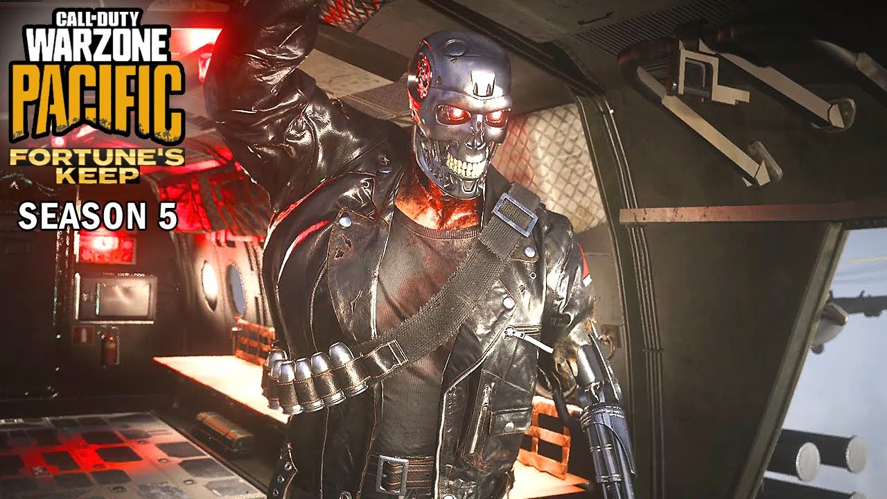 Call Of Duty Warzone TERMINATOR skin SOLO Gameplay (No Commentary ...