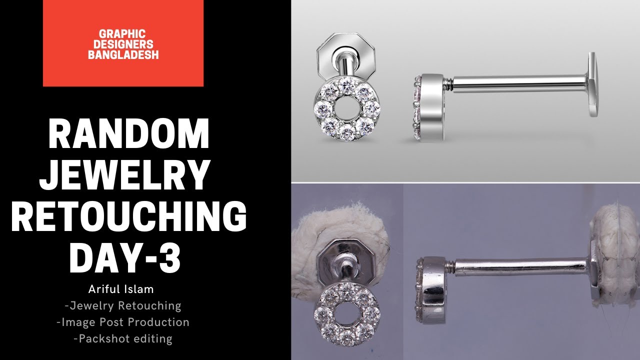 Random Jewelry ( earrings ) Retouching| Day-3 - YouTube