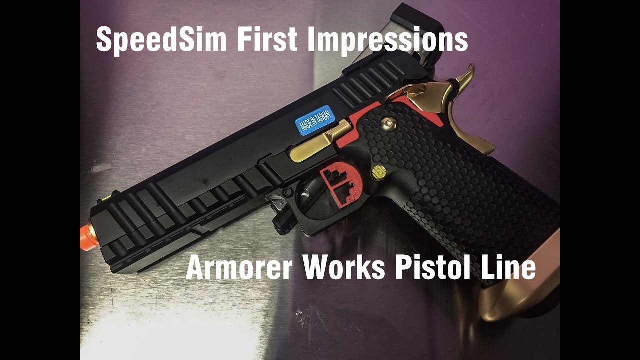 SpeedSim First Impressions: Armorer Works Pistol Line - YouTube