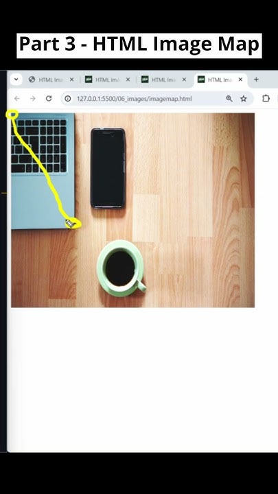 Master HTML Image Maps: Rectangle Shape Tutorial! #htmlintroduction #codewithmayur - YouTube