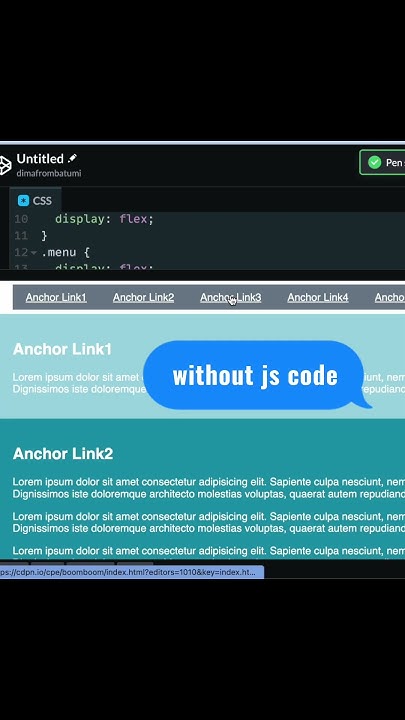Fantastic Smooth scroll anchor links js - YouTube