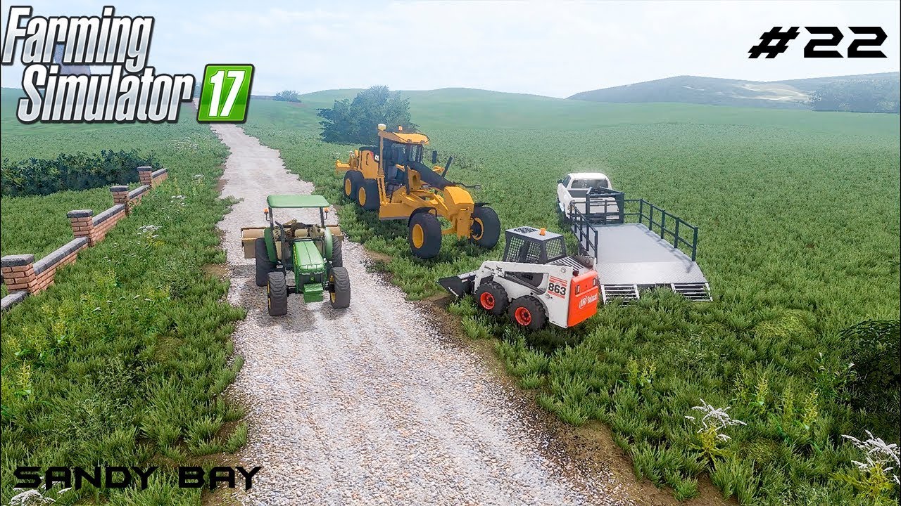 Buildling the road | Sandy Bay 17 | Farming Simulator 2017 | Episode 22 ...