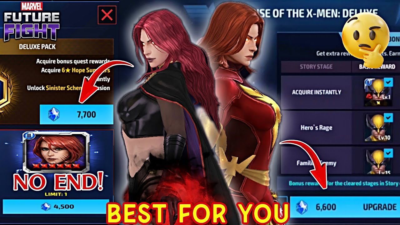 Madelyne Pryor Vs Jean Grey Best For You 🤔 | Marvel future fight - YouTube